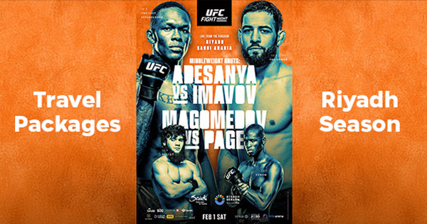UFC Fight Night Riyadh Tickets 01 Feb 2025 | Official Reseller